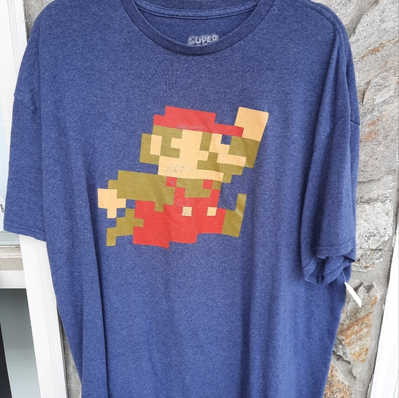 Nintendo | Shirts | Nintendo Super Mario Short Sleeve Graphic Tee Size ...